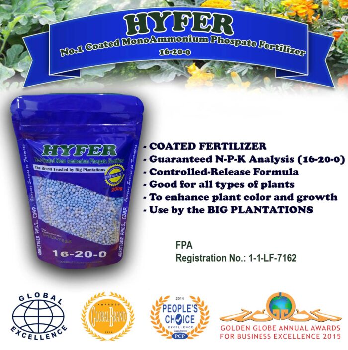 Hyfer Ammophos ( 16-20-0 ) | Agrotiger Philippines Corporation